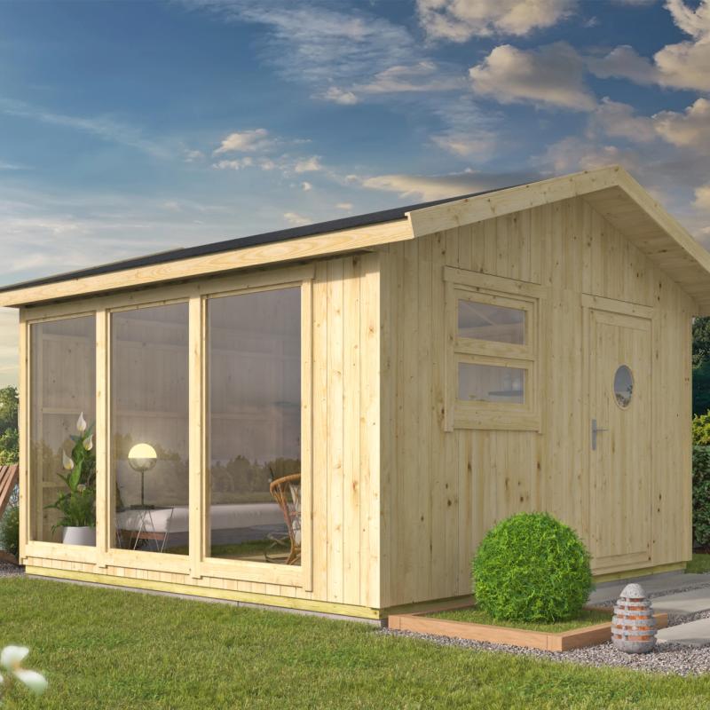 Panel Hytte / Hus 392 x 378 cm - Skab Dit Drømmefristed i Haven eller ...